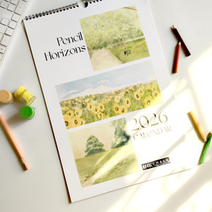 InkChalk Pencil Horizons (MINI) 2026 Wall Calendar Price in India - Buy ...