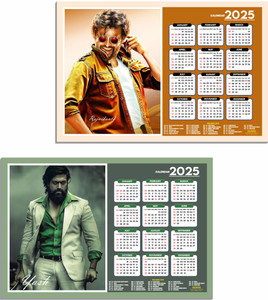 ESCAPER 2025 Bollywood Actors Wall Calendar hanging, Hollywood Actors ...