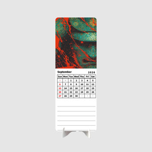 wrap craft Samurai Standing Desk Calendar Monthly Home 2026 Table ...