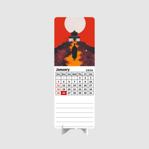 SKINADDA Last Samurai Desk Calendar Monthly Home 2026 Table Calendar ...