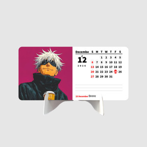 SKIN FACTORY Satoru Gojo Stylish Desk Calendar Made With Premium Paper ...