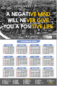 ESCAPER Positive Theme Motivational WallCalendar 2025 2025 Wall ...