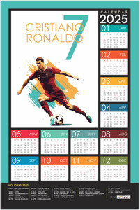 ARTBOX Cristiano Ronaldo CR7 Wall Calendar for Home 2025 Wall Calendar ...
