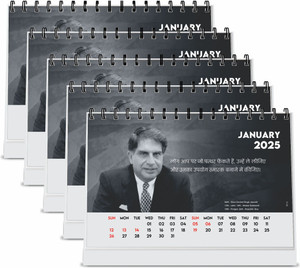 ESCAPER Legend Ratan Tata Calendar 2025: Daily Inspiration 2025 Table ...