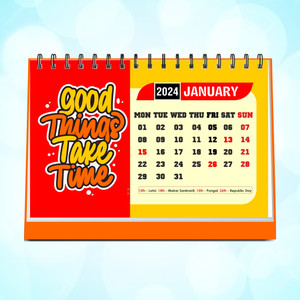 SADAFAL Good Things 2024 CALENDAR 2024 Table Calendar Price in India ...