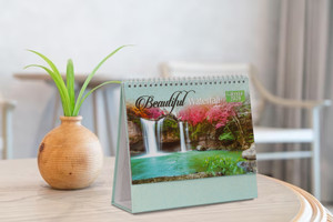 Toss BEAUTIFUL WATERFALL TABLE CALENDER 2024 2024 Table Calendar Price ...