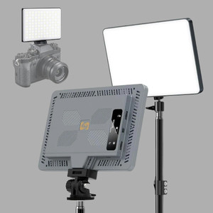 IMAGINEA 11-Inch LED Video Light Panel with Adjustable Brightness for ...