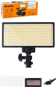 Prolite Bi-Color LED PL-364 Camera Video Light with Diffuser, Battery ...