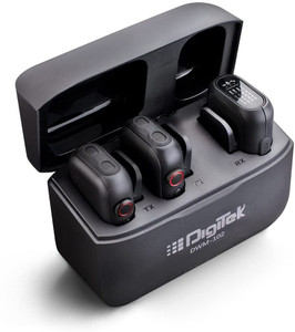 DIGITEK DWM-102 Wireless Smartphone & DSLR compatible Camera Microphone ...