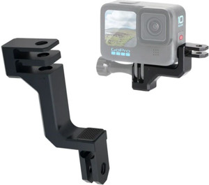 ELFOG Go Pro Hero 9/10/11/12 Black Aluminum 90 Degree Vertical Adapter ...
