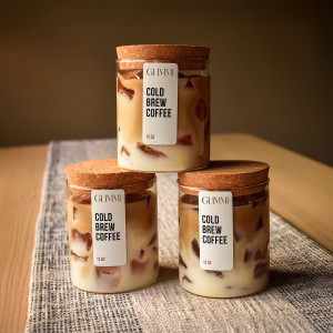 GLIMMI Cold Brew Coffee Candle Soy Wax 100% Vegan Coffee and Vanilla ...