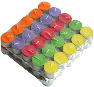 Prolieve tealight multi color candles pack of 150 black box Candle ...