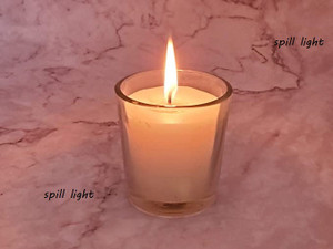 spill light Shot glass vanilla scented candle (pack of 1) Candle Price ...