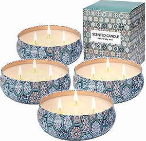 decorative citronella candles outdoor