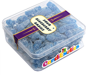 CANDIEXOTICS Gummy Vegan Sour Blueberry Babies Jelly Candy - 500gm ...