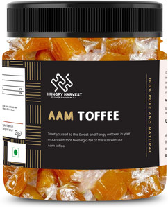 HUNGRY HARVEST Aam Papad Candy Toffee| Alphonso Mango Cubes Real Mango ...