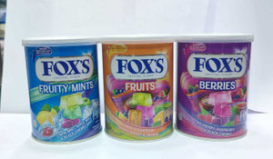 FOX'S FOX CRYSTAL CLEAR FRUIT FLAVOUR 3 X 180g ( BERRIES , FRUITS ...
