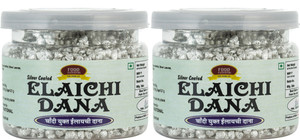 FOOD ESSENTIAL Silver Coated Elaichi Dana (Cardamom Pearls) Mouth ...