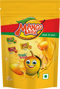 BAKEMATE Mango Maxx Center filled Flavored Candy | Mango, Strawberry ...