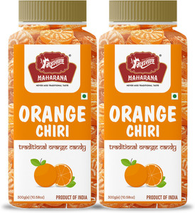 Maharana Orange Chiri Candy sweet and tangy mouth freshness(pack of 2 ...
