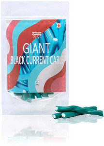 House Of Candy Giant Blackcurrant Cable Candy | 100gms | Imported Candy ...