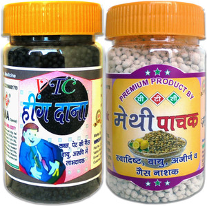 VTC Pure Digestive Hing Dana/Hing Goli & Methi Churan For Gas Acidity ...