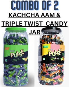 Pass Pass Pulse Candy with triple Twist MIX jar & Kacchaa Aam |pack of ...