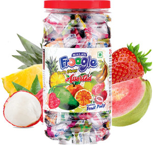 Mala’s Froogle Fruity Chews (600g X1) (600g) Assorted Jelly Candy Price ...