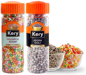 Kery Pachak Jeera Goli & Mukhwas Coloured Saunf, 320g, 2 bottle Pachak ...