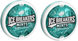 Icebreakers MINTS WINTERGREEN IMPORTED 42gms ( PACK OF 2 ) 84GMS WINTER ...