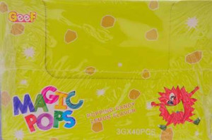 Magic Pop Geef Popping Pieces Candy Imported Lemon Mouth Freshener (120 ...