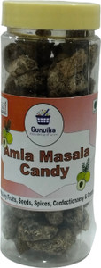 Gunvika Masala Dry Amla Candy (Avla) Spicy and Sour Indian Gooseberry ...