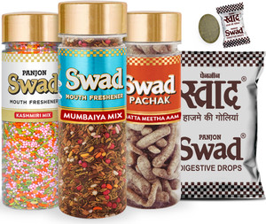 SWAD Combo (Kashmiri Mix,Mumbai Aam Papad,25 Candies) 4 Units| Kashmiri ...