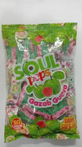Modicare SOUL POPS GAZAB GUAVA CANDY - 50 units each - pack 3 GUAVA ...