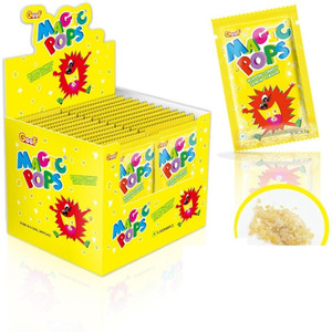 AS enterprises (40 Pcs Per Pack) Magic Pops Lemon Flavor Tingling ...