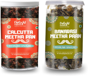 Delight Foods Calcutta Meetha Paan and Banarasi Meetha Paan (200gm each ...