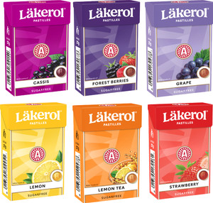 Lakerol Sugar Free Mint Pastille, Mouth Freshener, Refreshing & Fruity ...