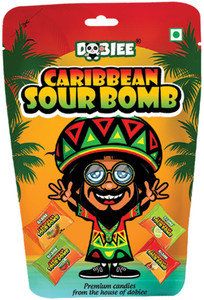 DOBIEE Caribbean Sour Bomb | Zatka Candy | For Travel & Gifting | Sour ...