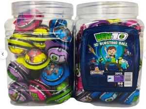 AS enterprises BEN10 3D Bursting Eye Ball Candy Center Filled Gummy ...