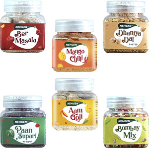 NEXGEN Ber Masala Mango Chilli Aam Goli Bombay Mix Dhaniya Dal Paan ...