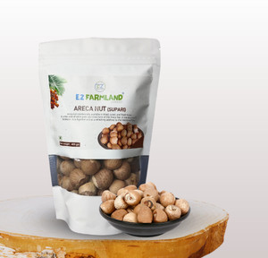 Ez Farmland Natural Dried Arecanut (Pack of 1) Supari /Kerala Husked ...