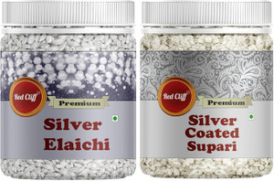 RED CLIFF Silver Coated Elaichi+Supari | Combo Mouth Freshener ...