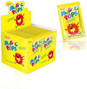 Magic Pops Poping Candy Lemon Flavor 40 Sachets Lemon Candy Price in ...
