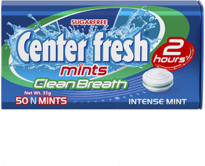 Centre Fresh Sugarfree Clean Breath Menthol Mint Price in India - Buy ...