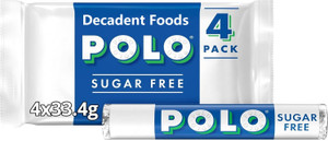 Decadent Foods Polo Sugar-Free Breath Mints | Individually Wrapped 4 ...