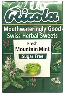 Ricola Sugar Free Swiss Herbal Sweets Fresh Mountain Mint Mountain Mint ...