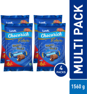 LuvIt Chocorich Classic Eclairs Chocolate | Birthday Party Pack ...