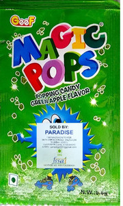 Magic Pops Popping Candy | Green Apple Flavour Candy Price in India ...