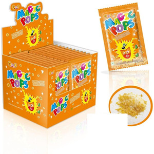 AS enterprises (40 Pcs Per Pack) Magic Pops Orange Flavor Tingling ...