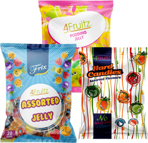 FRIX Assorted Jelly, Pudding Jelly & Hard Candy E-16 Price in India ...